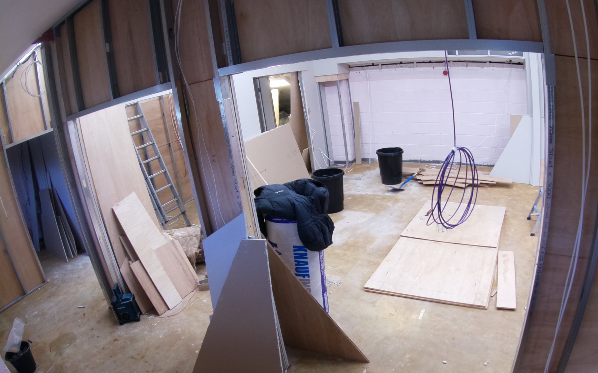 Plywood Partitions – Branwood Preparatory School